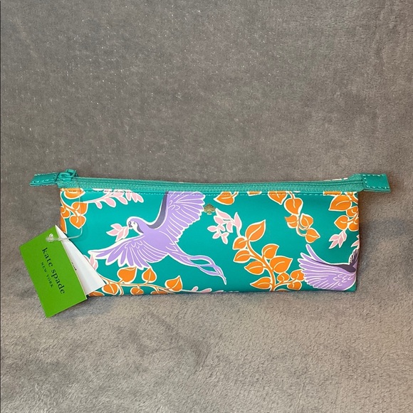 kate spade | Office | Kate Spadebird Party Pencil Casenwt | Poshmark
